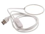 Cool White Led Ring Light With Usb Cable And On/off Switch - 70mm ...