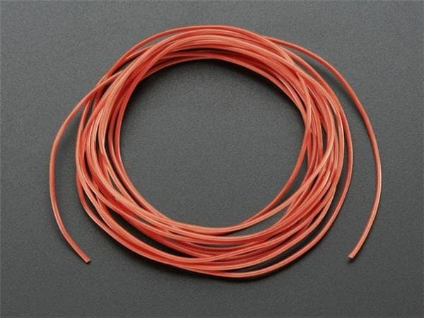 Silicone Cover Stranded-core Wire - 2m 30awg Red - 2001