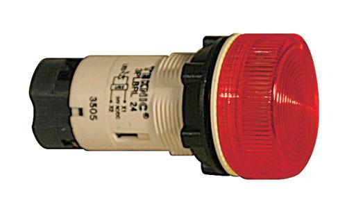 Red Lens/red Led 230vac Pilot Light - 3PLBR4L-230