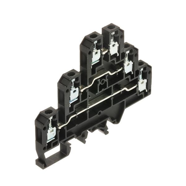 Din Term Blk, Screw, Triple Level - CTL2.5U/BL