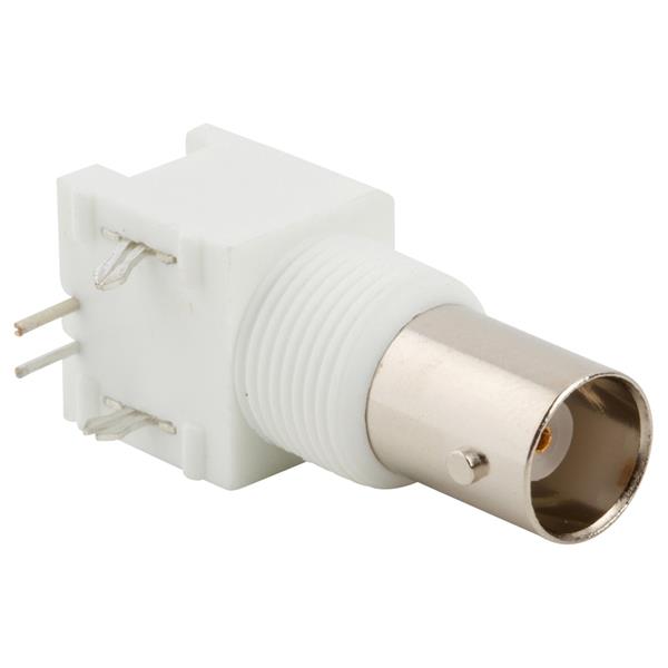 R/a Pcb Blhd Jck 50 Ohm White Valox - 031-5486-1010