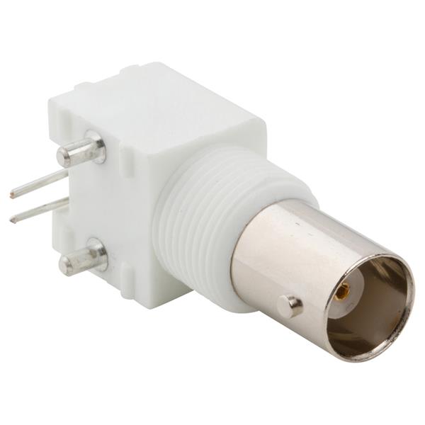 R/a Pcb Blhd Jck 50 Ohm White Valox - 031-5486