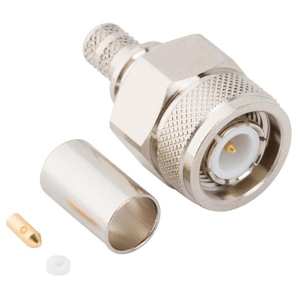 Tnc Strt Crimp Plug For Lmr-240, 50 Ohm - 031-6825