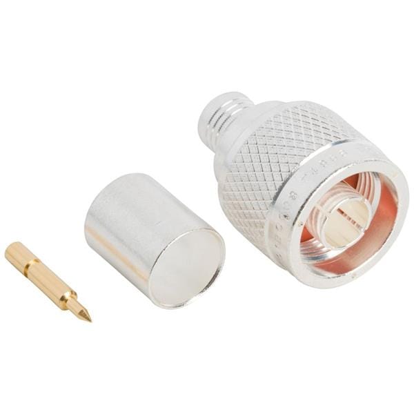 M39012/01b0008 N-type Straight Crimp Plug Rg-8 Rg-213 Rg-225 50 Ohm Qpl ...