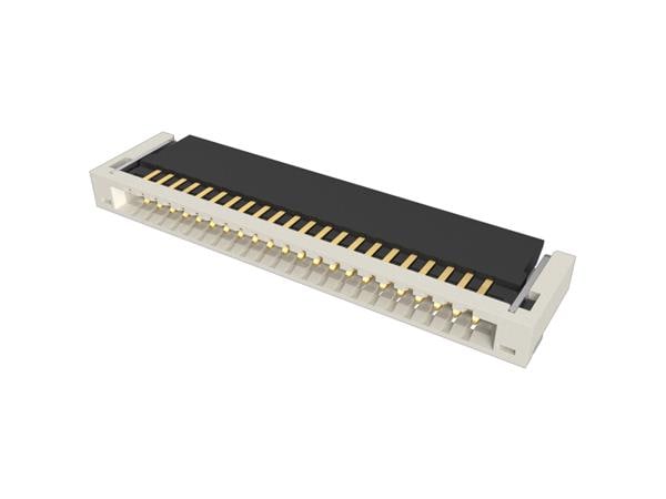 0.50mm Flex Connector, Vll Series, 22 Position, Lower Side Contact ...