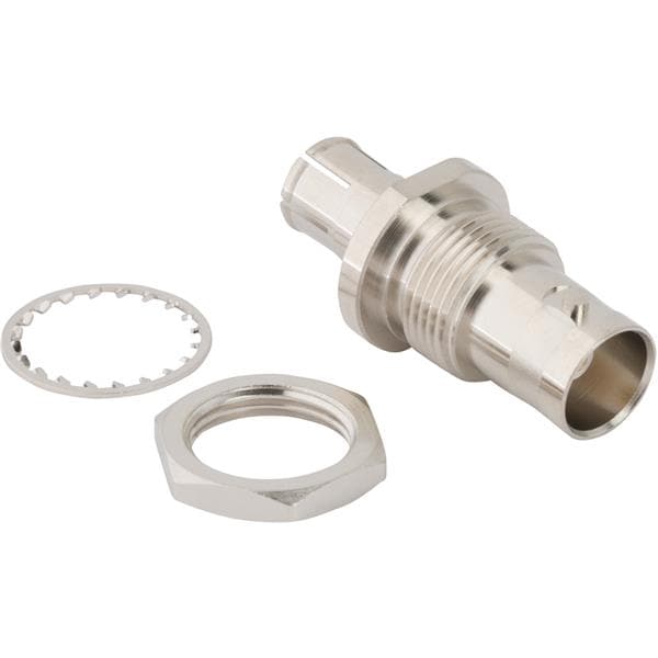 Bnc Jack To Bnc Push-on Plug Adapter 75 Ohm Straight Bulkhead 12g ...