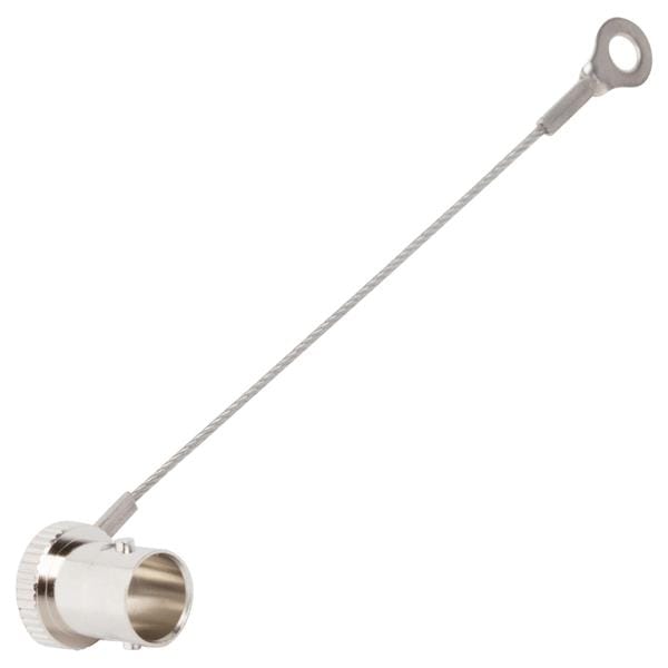 Bnc Cap For F Conn With Wire Rope Chain - 112713-10