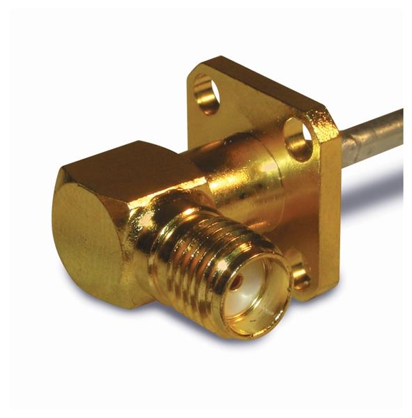 Sma R/a Panel Mount Jack .085 4 Hole - 132293