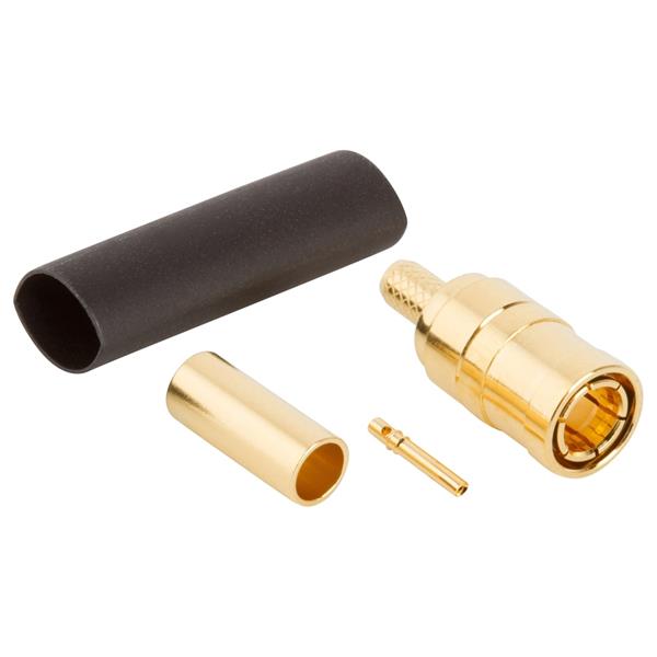 Mini Smb Straight Crimp Plug 179/u - 142186-75