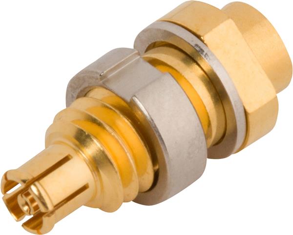 Smpm F Bulkhead Conn For .047 Cable - 3221-40011