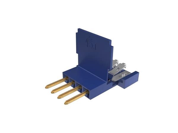 Clincher™ Flex Connectors, Pin Assembly, Single Row, 4 Positions, 2 ...