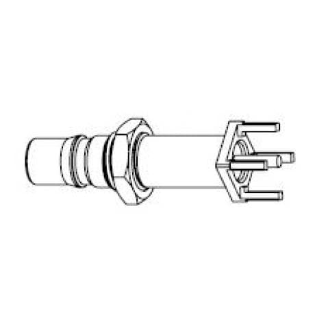Qma Jack Pc Mt Recpt 50 Ohm - 930-163J-51P