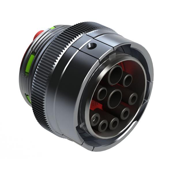 Size 24, 9 Position Isobus Plug, Socket, Normal Seal, Wide Thread ...