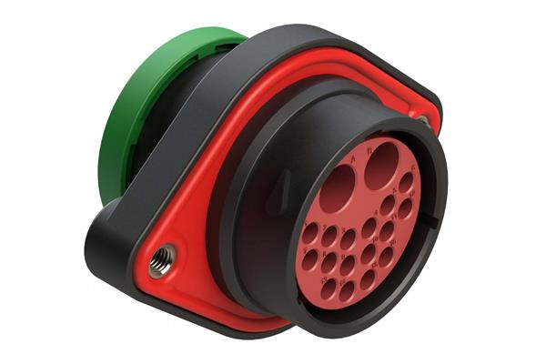 18 Position Panel Mount Recept - AHDP02-24-18PN-BRACL82