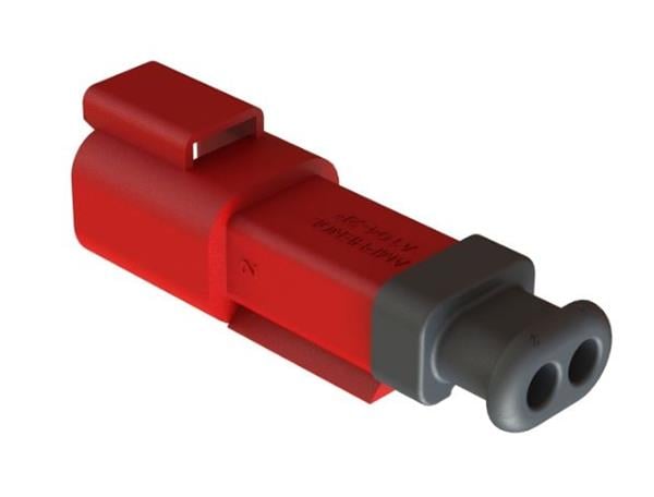 2 Position, Receptacle, Pin, Sr02 Strain Relief (reduced Diameter Seal ...