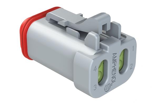 Plug 4 Way End Cap Reduced Dia. Seal - AT06-4S-MM01