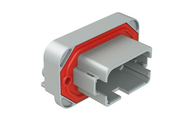 Ra Flng Mnt Pcb Rcpt 12pos Gry Tin Cont - AT13-12PA-BM17