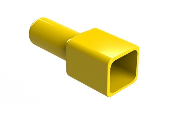 Boot (backshell) 6way Rcpt Yellow - AT6P-BT-YW