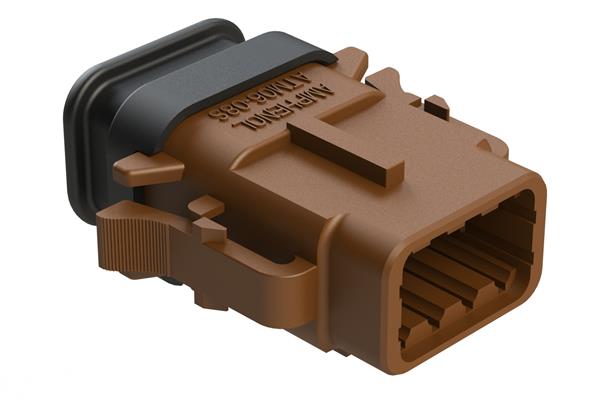 8 Pin Plug Pos D W/strn Rlf - ATM06-08SD-SR1BN