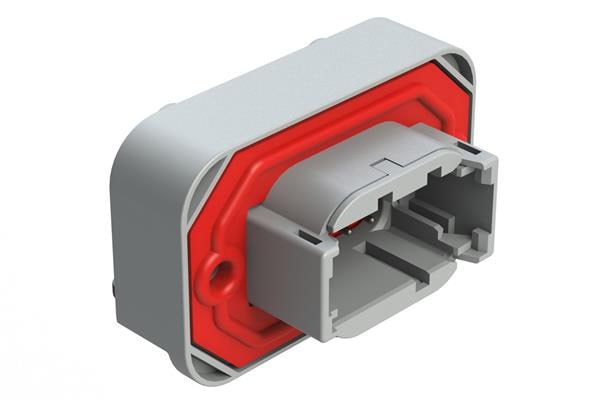 Ra Flng Mnt Pcb Rcpt 8pos Gry Tin Cont A - ATM13-08PA-BM03