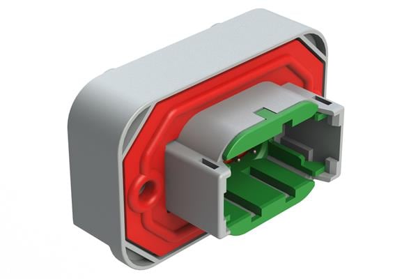 Str Flng Mnt Pcb Rcp 8pos Gry Tin Cont C - ATM15-08PC-BM03