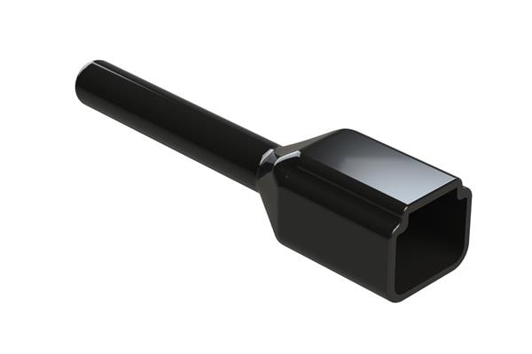 Boot 2 Position Receptacles, Black - ATP2P-BT-BK