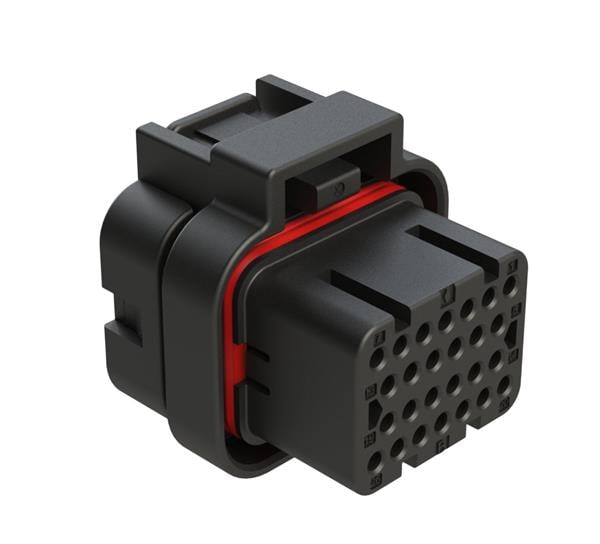 26 Pos Plug Socket Black - ATS06-26SB