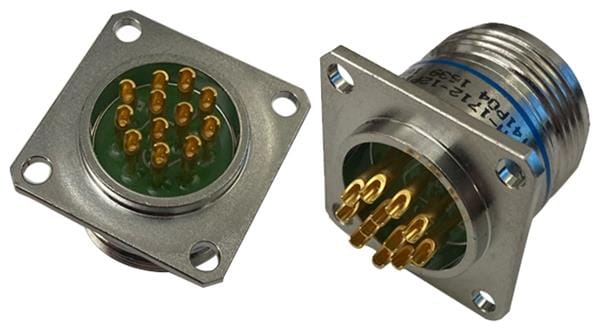 Hermetic Standard Circular Connector, Shell Size 14, 15 Positions - BTY ...