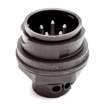 C16-l 4 + Pe Male Receptacle With Secured Locking - C016 20P004 8002