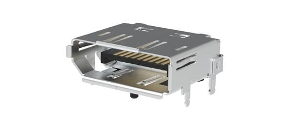 Enhanced Full Size Display Port, Uhbr20 Right Angle Smt, W/o Flange ...
