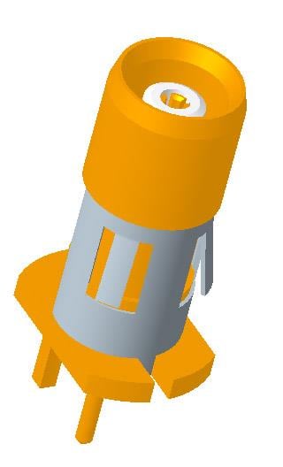 Coax Female Straight Pc Tail Contact For Hdas Hybrid - F041