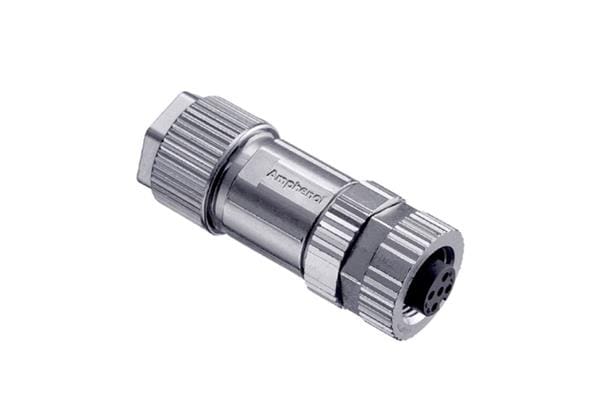Heavy Duty M12 Circular Metric Connector, A Code, High Temperature ...