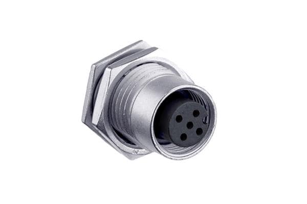 Heavy Duty M12 Circular Metric Connector, A Code, High Temperature ...
