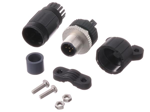 Nmea 2000, Micro, Metal, 4a, 05 Pins, Male Connector, Male Contact ...