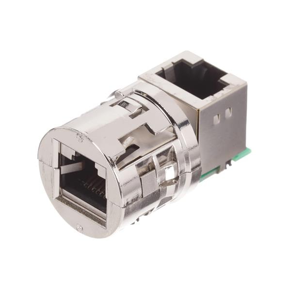 Threaded Jam Nut Rec Rj45 To R/a Rj45 - RJFTV71RAN