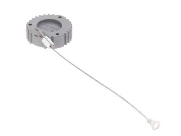 Hd Series 9 Pin Recp Cap W/ Metal Tether - AHDC169-TM