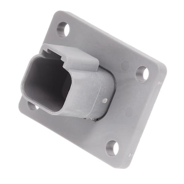 2 Pos Rcpt Fng Mnt Conn Pin Gray - AT04-2P-L012