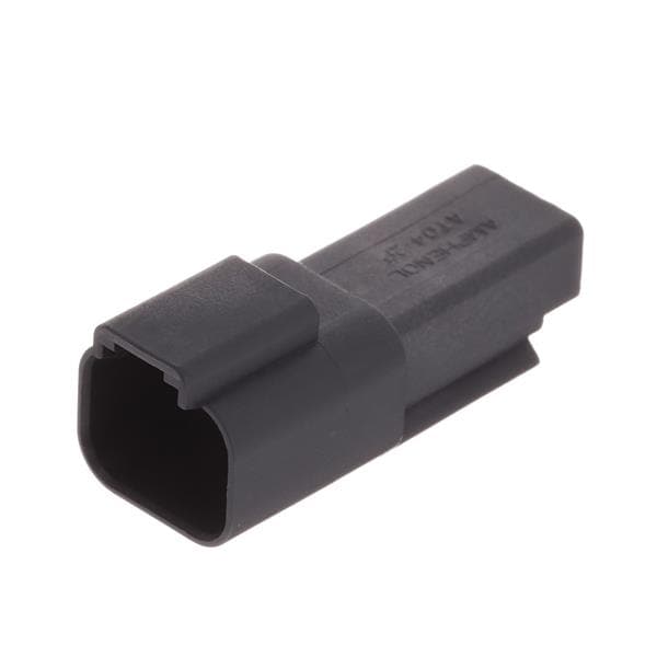 2-way Receptacle Blk Male Connector - AT04-2P-RD01BLK