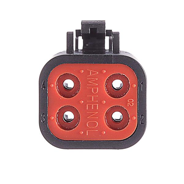 Atp Series Plug 4 Way Black - ATP06-4S-BLK