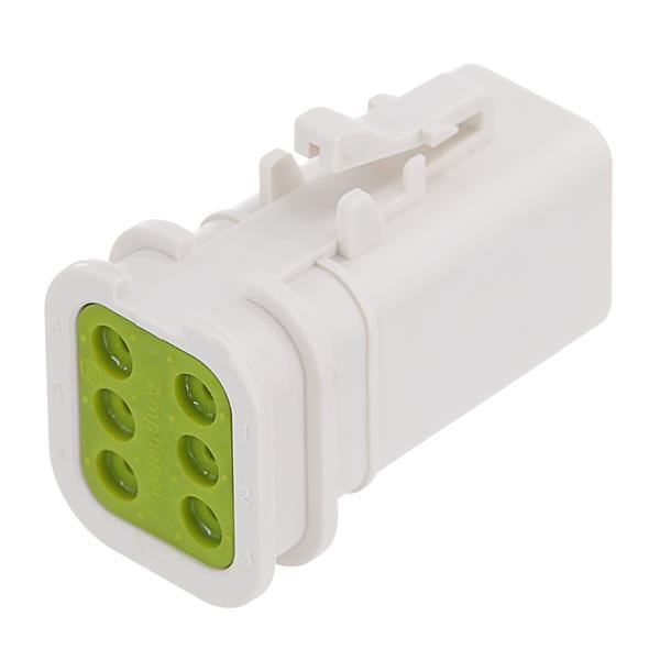 6-position Female Plug, Overmold Compatible, Reduced Diameter Seal ...