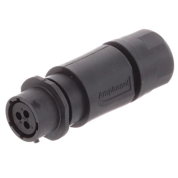 Inline Receptacle 3 Pos Sz 12 Socket - RTS1BS12N3S03