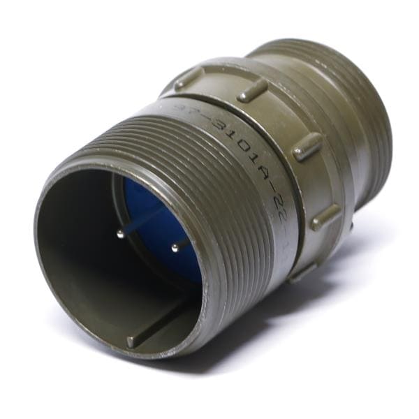 Cable Receptacle, Solid Backshell - 97-3101A-18-1S(639)