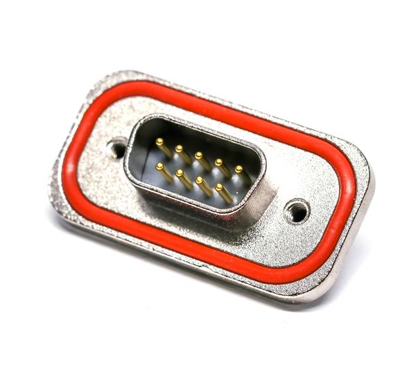 9p Vertical Pcb Tail W/boardlock - MDBRE09PEAN0