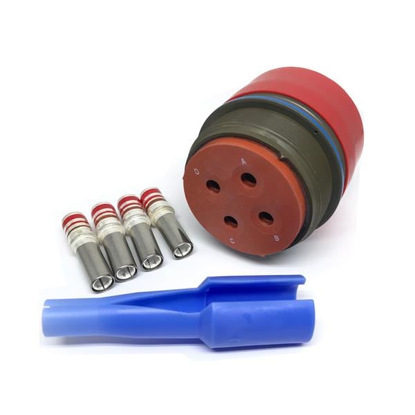 Plug W/thrd Coupling 4p Size 4 Socket - MS3456W32-17S