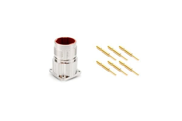 6pos Straight Male Receptacle Kit - MB2LLN0600-KIT