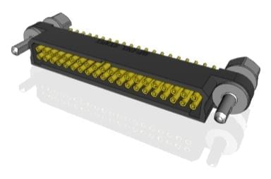 Micro Hdas 40 Female Straight Pc Tail Contacts40 Position Socket1.27 Mm ...