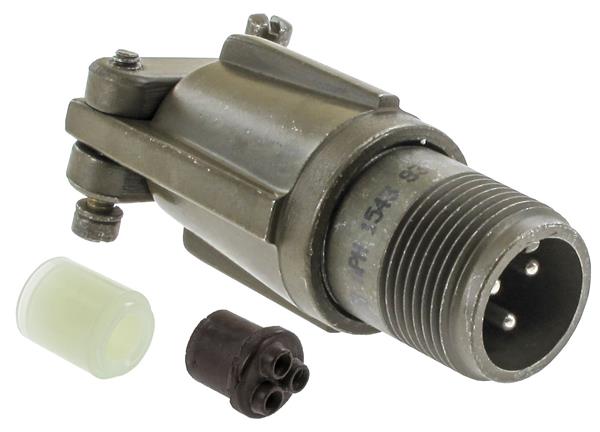 Er 3c 3#16 Pin Recp Line - MS3101F10SL-3P W/P CAP