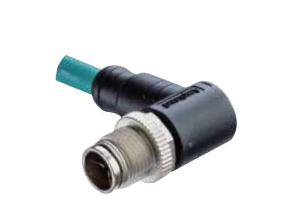 M Series Sensor Connector, M12, B Code, Profibus, Metal, 4a, 02 Pins ...