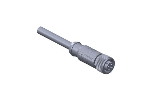 M12 Circular Metric Connector, D Code, Profinet, Metal, 4a, 04 Pins ...