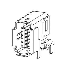 Ix Industrial Rcpt Type A Ra Flag Smt - ND9-AS14-00